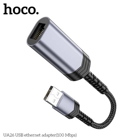 BỘ CHUYỂN ĐỔI HOCO ETHERNET USB UA26 100 MBPS