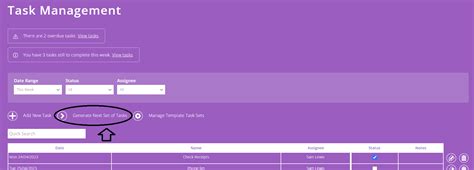 how template task sets work expenseplus help and faq