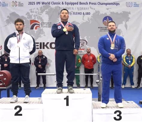 Пауэрлифтингийн тамирчин Г Оргилболд дөрвөн жил дараалан дэлхийд аваргаллаа