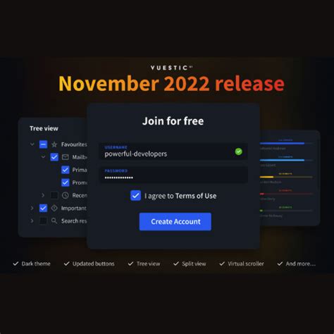 Vuestic Ui Update New Features Dark Theme And Accessibility In Vue 3