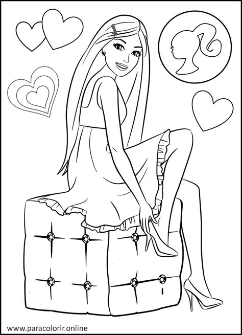 Desenhos Para Colorir Barbie Para Colorir