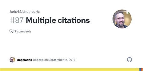 multiple citations · issue 87 · juris m citeproc js · github