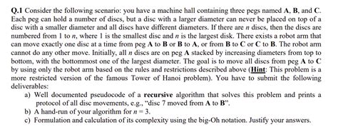 Solved Q Consider The Following Scenario You Have A Chegg