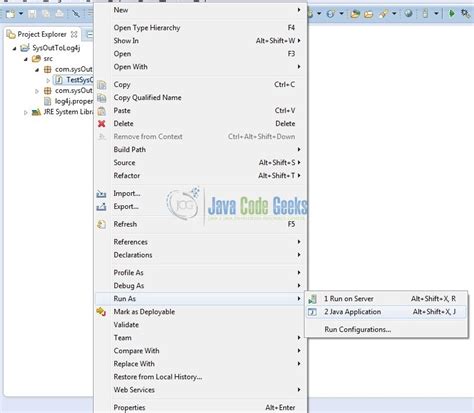 Logging Systemoutprintln Results In A Log File Example Java Code Geeks