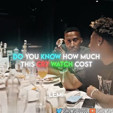 Ishowspeed Shows His Cr7 Watches 🥶 Youtube