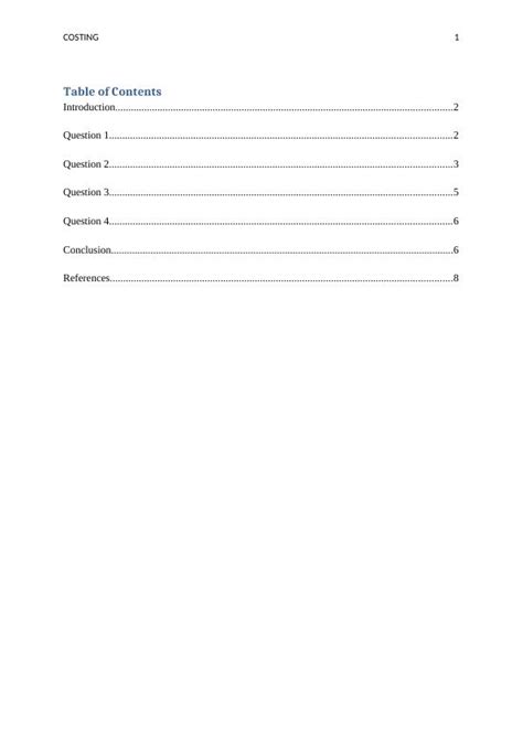 Comparative Analysis Of Costing Methods Traditional Vs Abc