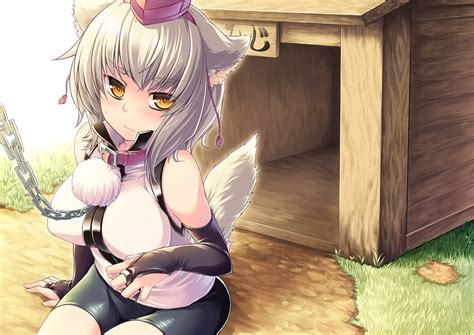 Anime Girl Chained To A Wall