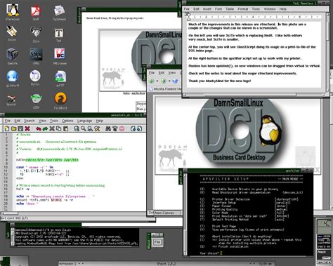 Damn Small Linux DSL Screenshots