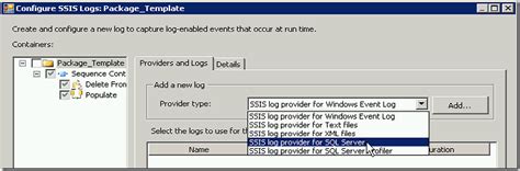Configure SSIS Logs The Data Queen
