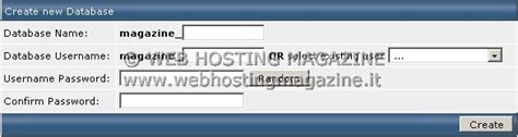 Come Creare Un Database Mysql Con Direct Admin