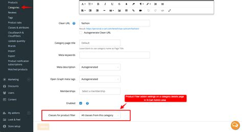 Product Filter