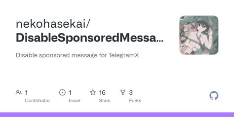 GitHub Nekohasekai DisableSponsoredMessage Disable Sponsored Message For TelegramX