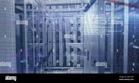Image Of Mathematical Equations And Data Processing Over Computer