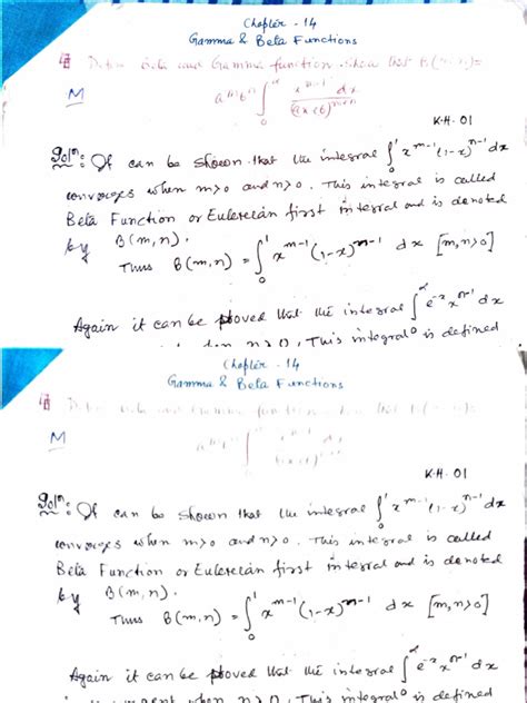 gamma abd beta functions 1 pdf
