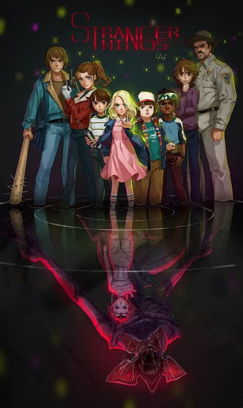 Stranger Things Fan Art Wallpapers Top Free Stranger Things Fan Art