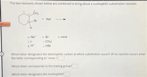 Solved The Two Reactants Shown Below Are Combined To Bring Chegg Com