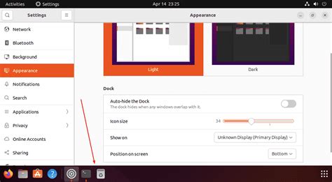 Customize Ubuntu Jammy JellyFish Dock Panel LinuxShout