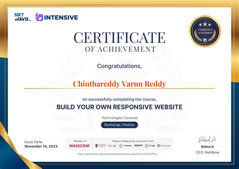 Varun Reddy Chinthareddy Aspiring Full Stack Developer Python Sql Sqlite Html Css