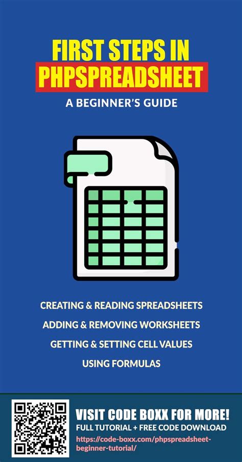 First Steps In Phpspreadsheet Tutorial Coding Computer Coding
