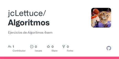 GitHub JcLettuce Algoritmos Ejercicios De Algoritmos Sem