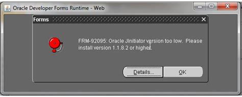 Oracle Developer Forms Runtime Web