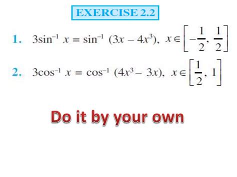Ppt On Inverse Trigonometric Functions Pptx