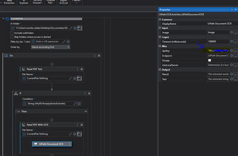 avoid api key to display automatically activities uipath community