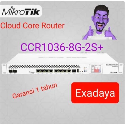 Jual Mikrotik CCR1036 8G 2S Cloud Core Router 8 Gigabit 2 SFP 10GB Shopee Indonesia