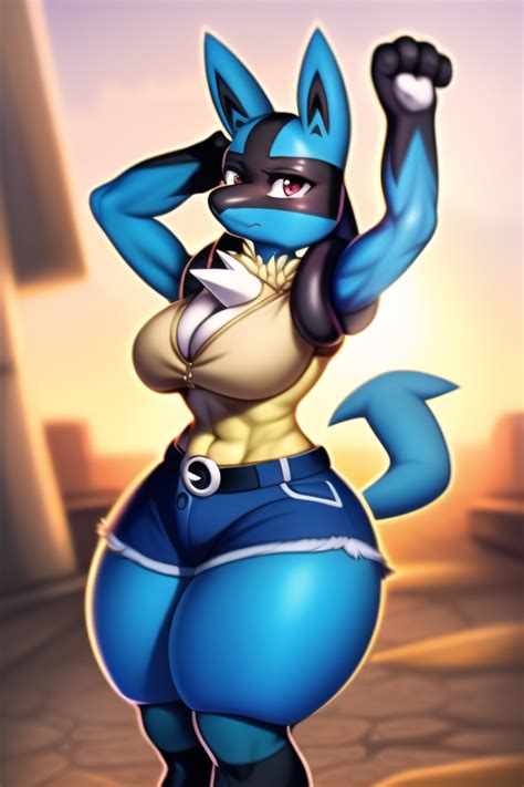 Hot Lucario By Penzyy On Deviantart