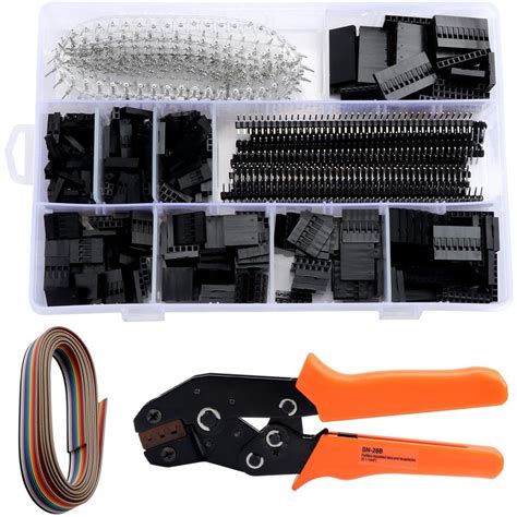1550pcs Dupont Crimping Terminal Sn 28b Crimping Tool Pliers Ferrule Crimper Wire Hand Tool Set