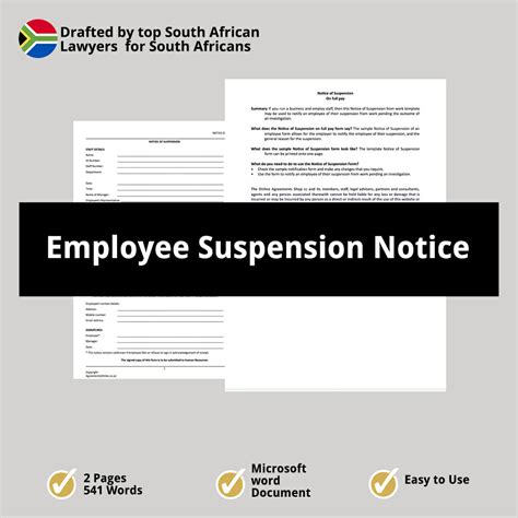 Employee Suspension Notice Agreements Online
