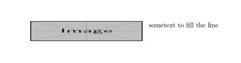 Minipage Vertical Align Top Graphic And Top Of Text Line Tex