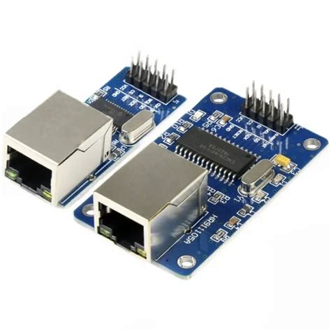 M Dulo De Red LAN Ethernet Puerto SPI Para Arduino LPC AVR ARM PIC Piezas