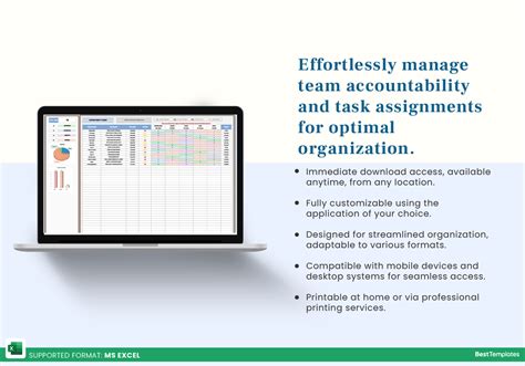 Accountability Chart Excel Template Best Templates
