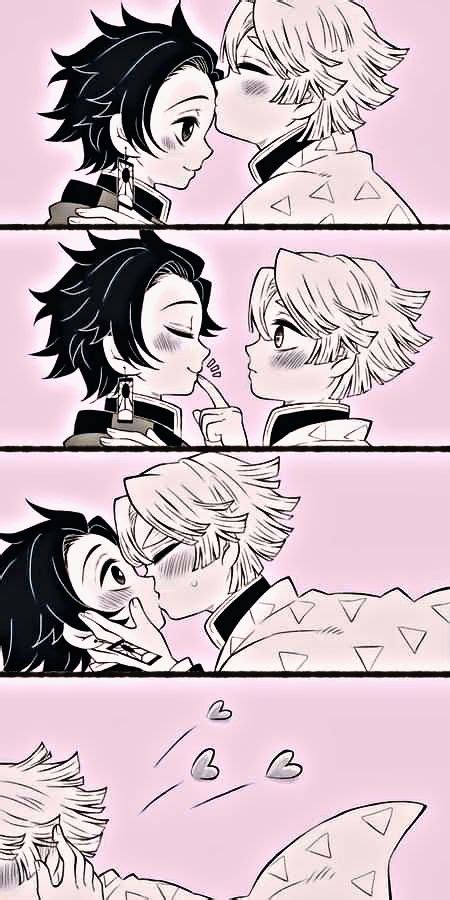 𝗡𝗲𝗸𝗼 𝗧𝗮𝗻𝗷𝗶𝗿𝗼 Zenitsu X Tanjiro Make Out Session Wattpad