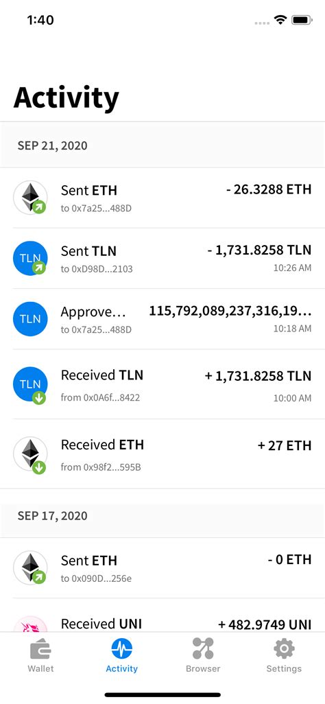 Indicate Blockchain Name Or Subnet Mainnet For Activities Tab · Issue 390 · Smarttokenlabs