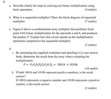 Solved A Describe Clearly The Steps In Carrying Out Binary
