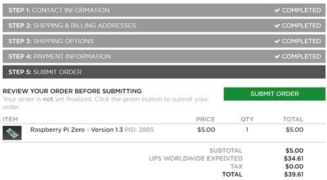小狐狸事務所 購買 Raspberry Pi Zero