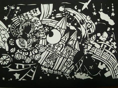 剪纸画春宵苦短，前进吧少女您就是神吗卧槽好厉害 団栗むいillustration Pixivbox