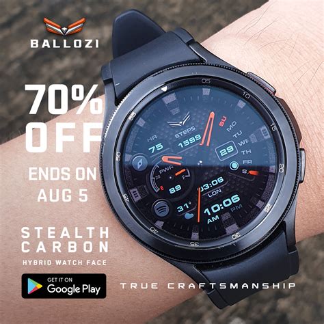 70 Off Updated Ballozi Stealth Carbon Watch Face Randroidwatchfaces