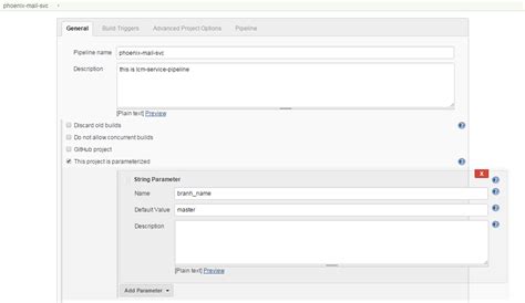 how to pass project parameter as branch name to build in jenkins