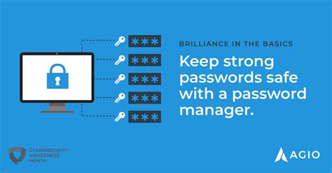 How To Properly Manage Passwords Agio