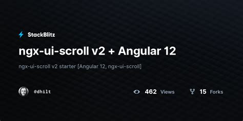 Ngx Ui Scroll V2 Angular 12 Stackblitz