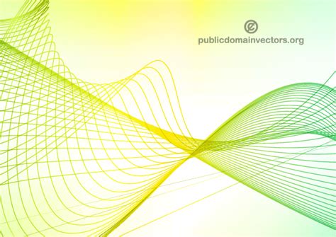 Abstract Green Flowing Lines Background Download Free Vector Art Free Vectors