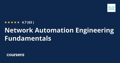 Network Automation Engineering Fundamentals Specialization 5 Courses