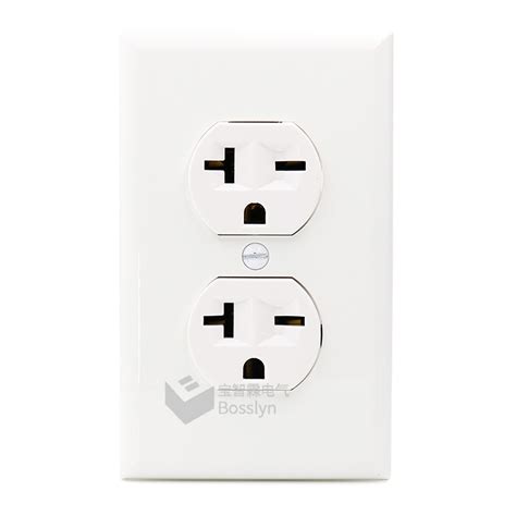 Nema 6 20r美式双联工业插座 美标美规音响排插插座20a250v 阿里巴巴