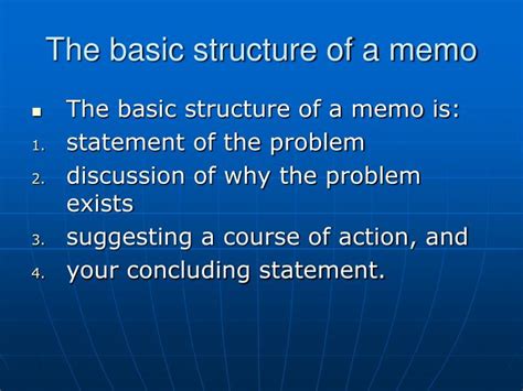 PPT Memos Writing Memos PowerPoint Presentation ID