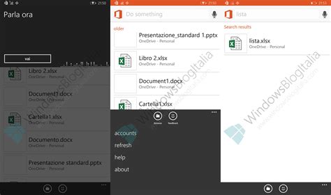 Work Assistent Screenshots Des Integrierten Sprachassistenten