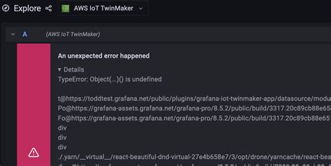 Explore Error In Certain Workspaces · Issue 62 · Grafanagrafana Iot