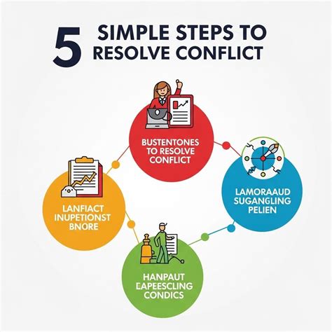 5 Simple Steps To Resolve Conflict Effectively Graphic Folks